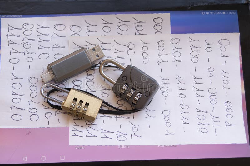 Unlocking Digital Secrets: a Data Privacy Puzzle Stock Image - Image of ...