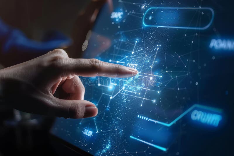 Unlocking Digital Skills, a Hand Reaching Towards a Virtual Training ...