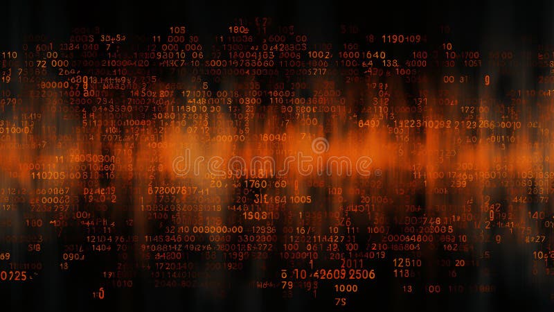 Unlocking the Future Code Numbers Letters Futuristic Stock Illustration ...