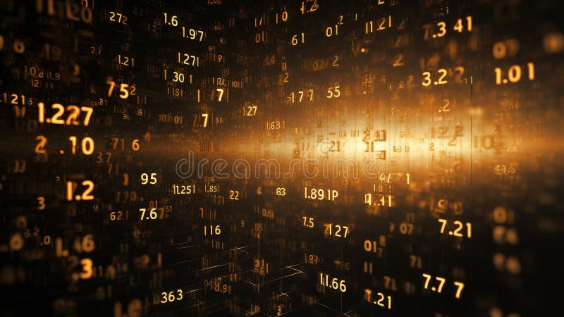 Unlocking the Future Code Numbers Letters Futuristic Stock Illustration ...