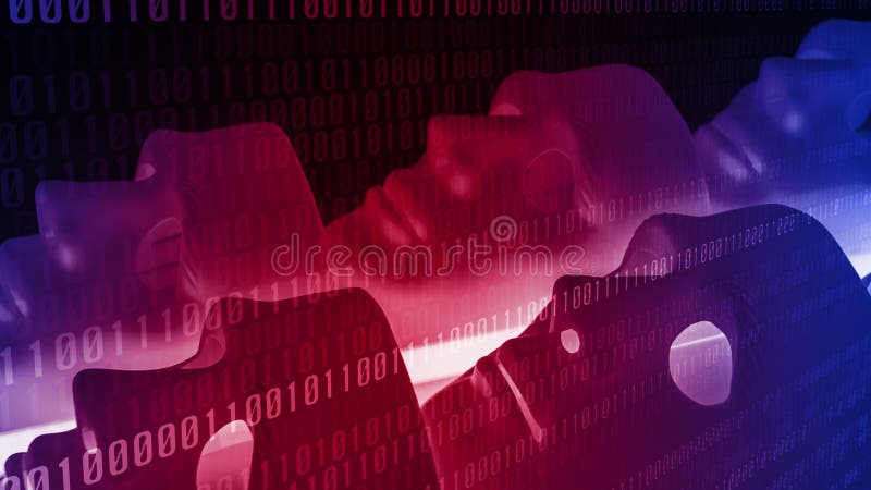 Futuristic Cybernetic Ai Technology, Robot Head Cables Stock Video ...