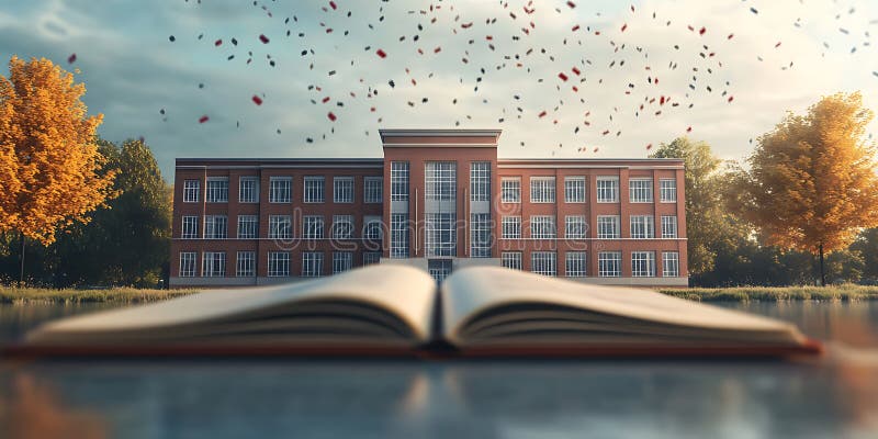 Unlocking Knowledge Education Open Books Background Wallpaper Stock ...