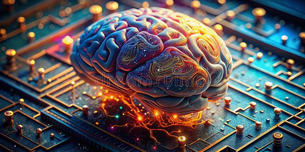 Unlocking the Potential of Advanced AI a Futuristic Digital Brain Chip ...