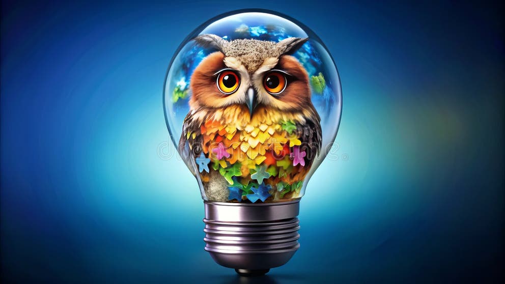 Unlocking Potential a Creative Puzzle Lightbulb Encourages Innovative ...