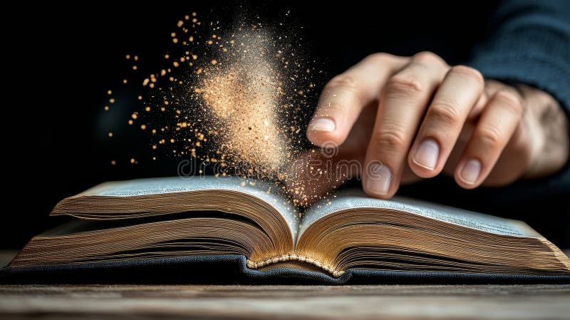 Unlocking the Power of Imagination with a Magic Wand and an Open Book ...