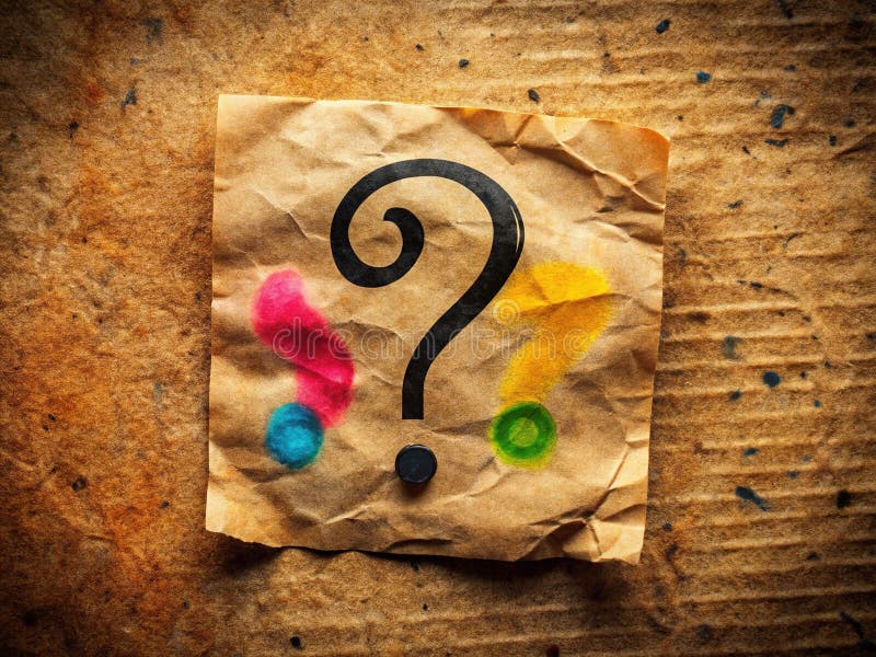 Unlocking Solutions a Question Mark on Memo Paper Inspiring a Strategy ...