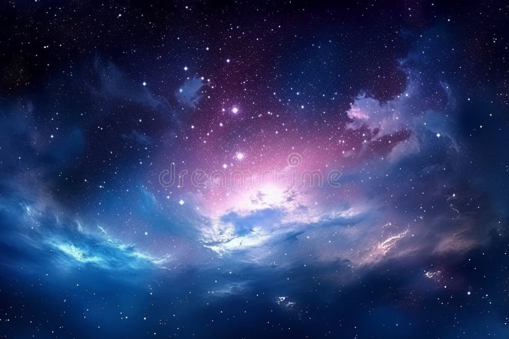 Unlocking the Universe: High-Resolution Visual Journey through Outer Space Stock Illustration ...