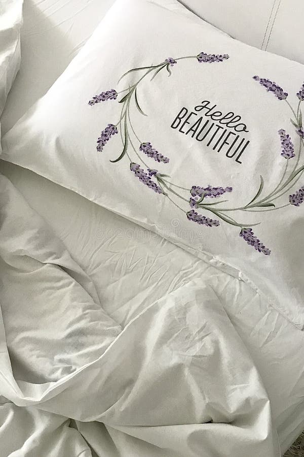 Unmade bed in the morning stock photo. Image of bright - 379710294