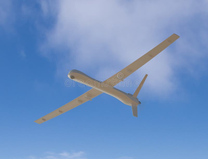 Unmanned Aerial Vehicle in the Sky Stock Image - Image of camera ...