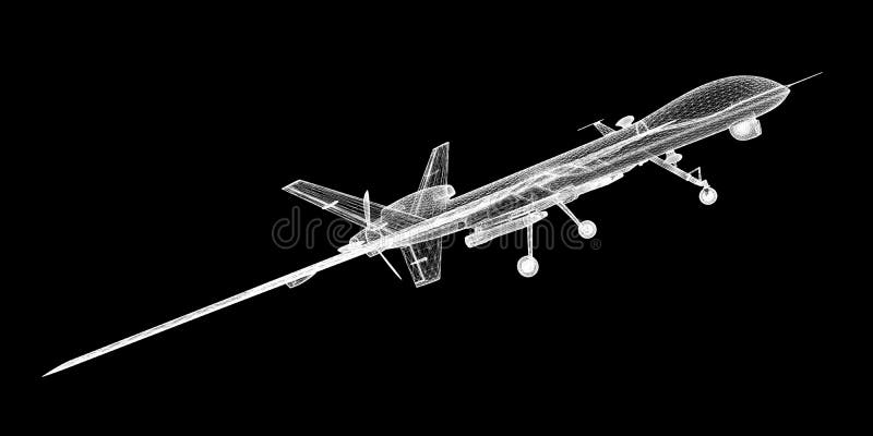 Unmanned Aerial Vehicle (UAV) Stock Image - Image of industry ...