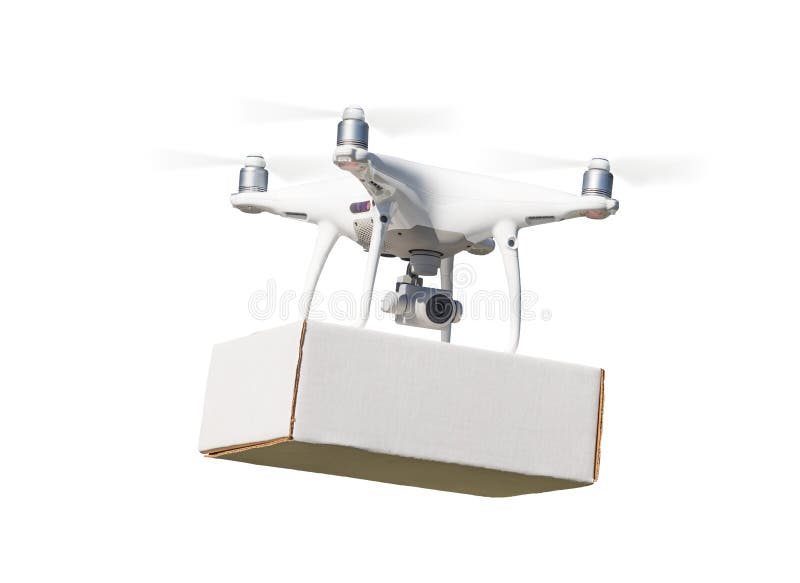 Unmanned Aircraft System UAS Quadcopter Drone Carrying Blank Package ... Unmanned Aircraft System UAS Quadcopter Drone Carrying Blank Package ...