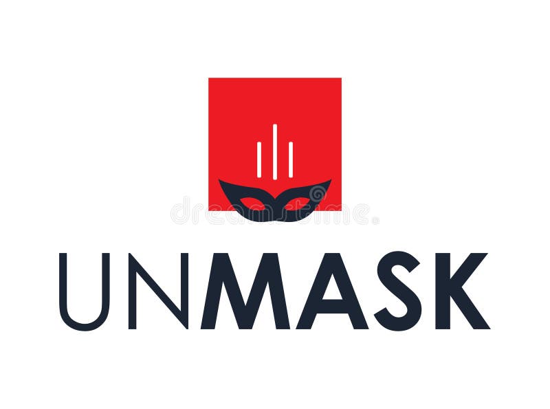 UnMask Concept Design stock illustration. Illustration of business ...