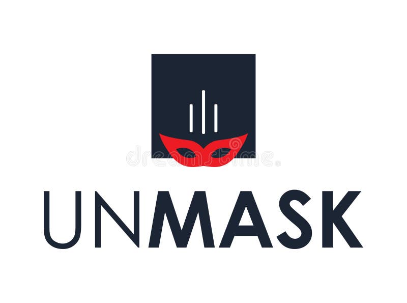 UnMask Concept Design stock illustration. Illustration of individuality ...