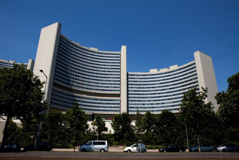 UNO building in Vienna stock image. Image of tall, modern - 9784113