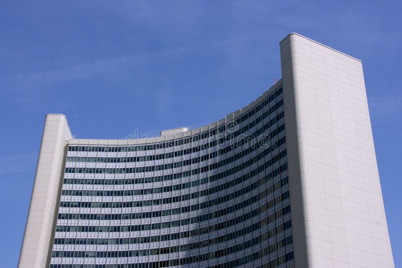 UNO City Building in Vienna Stock Image - Image of architecture, office ...