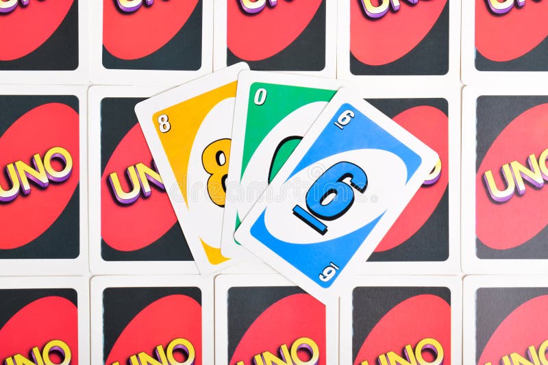 Uno Game Cards Stack Background - Reverses Editorial Stock Photo ...