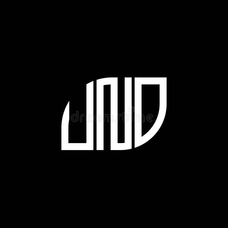 UNO Letter Logo Design on Black Background. UNO Creative Initials ...
