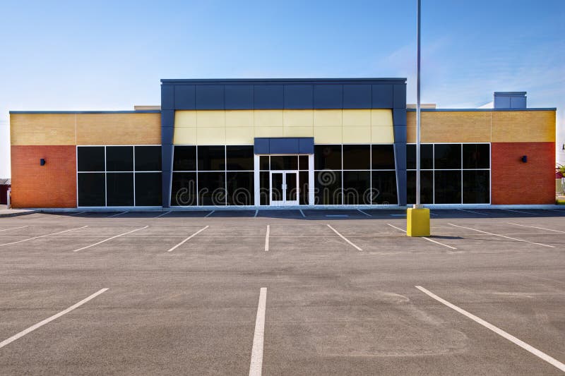 Unoccupied Generic Front Side of Store, Business or Professional Office ...