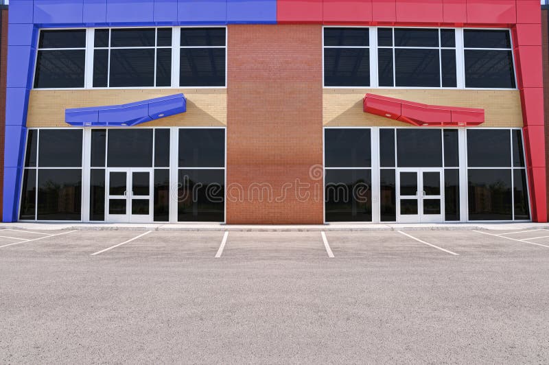 Unoccupied Generic Store Front, Business or Professional Office Space ...