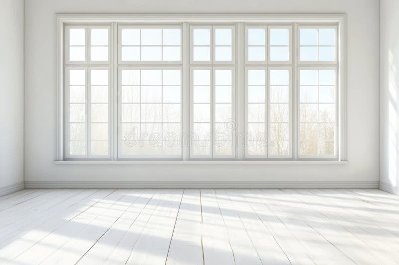 An Unoccupied Photo Studio Backdrop with a Continuous White Gradient ...