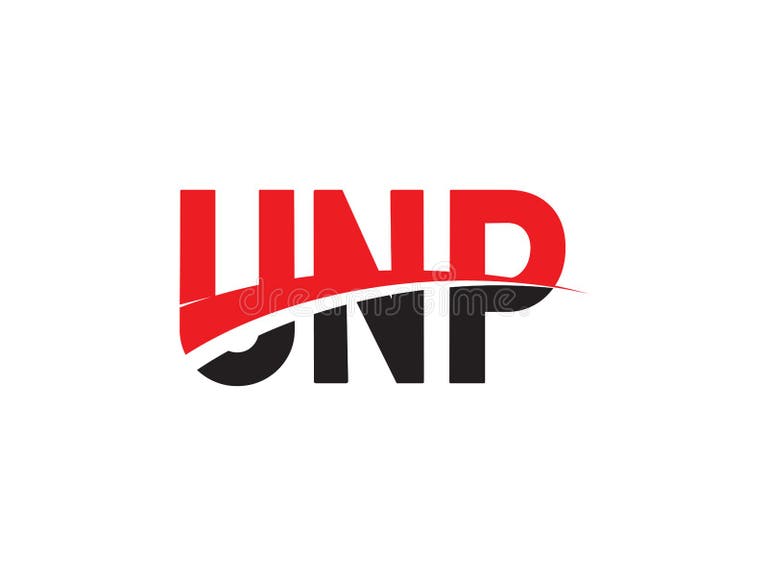 UNP Letter Initial Logo Design Vector Illustration Stock Vector ...