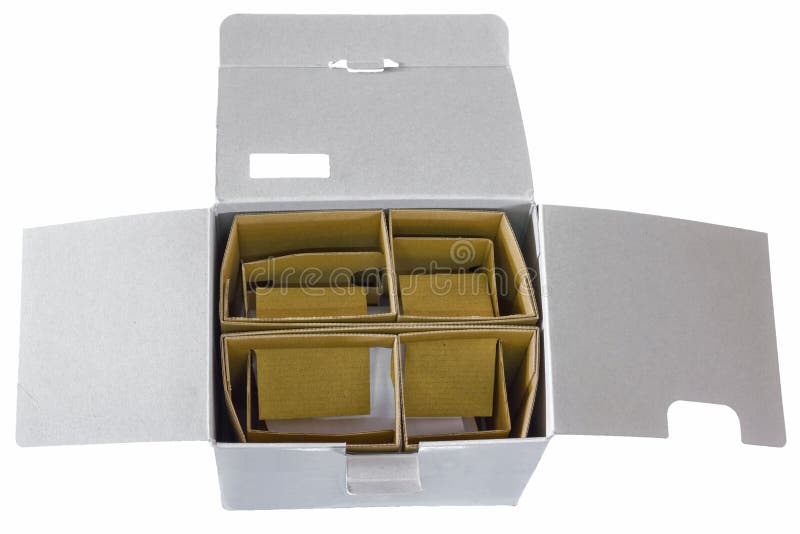 Unpack box stock image. Image of paper, owner, white - 54709361