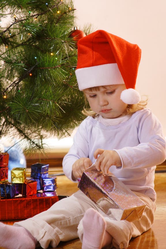 Unpack gift-box stock image. Image of celebration, christmas - 6607125