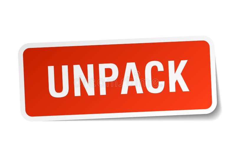 Unpack Sticker Stock Illustrations – 136 Unpack Sticker Stock ...