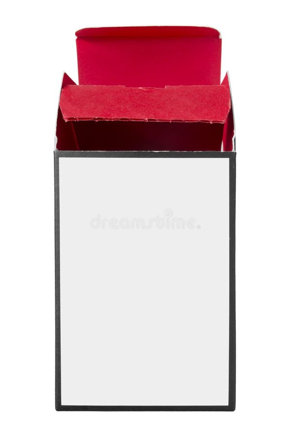 Unpacked box isolated stock image. Image of isolated - 235952693