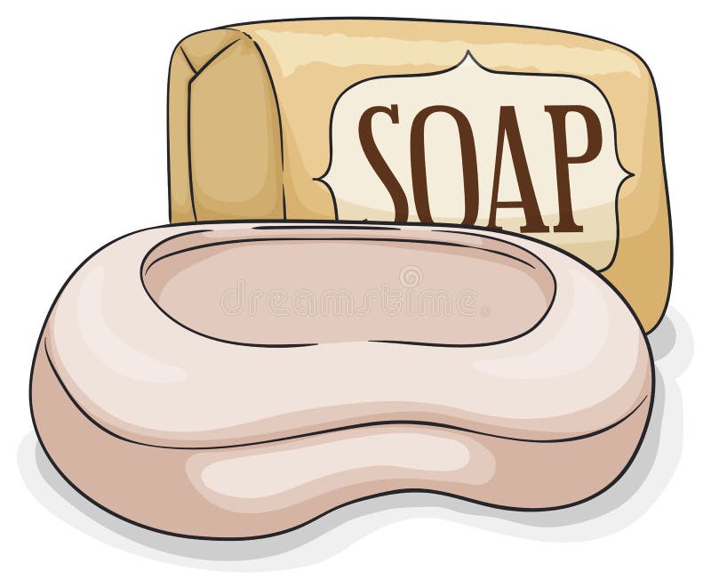 Unpacked Soap and Other in Its Original Presentation, Vector ...
