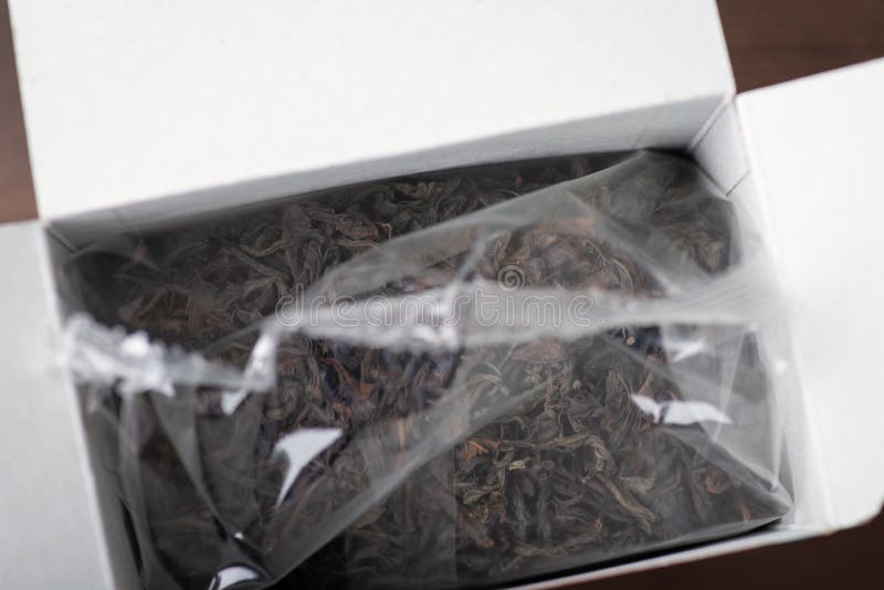 Unpacked Tea in Plastic Packaging Stock Image - Image of unpacked ...