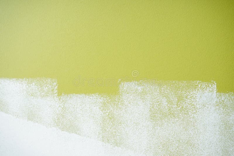 Unpainted Wall in White. Apartment and Home Renovation Concept Stock ...