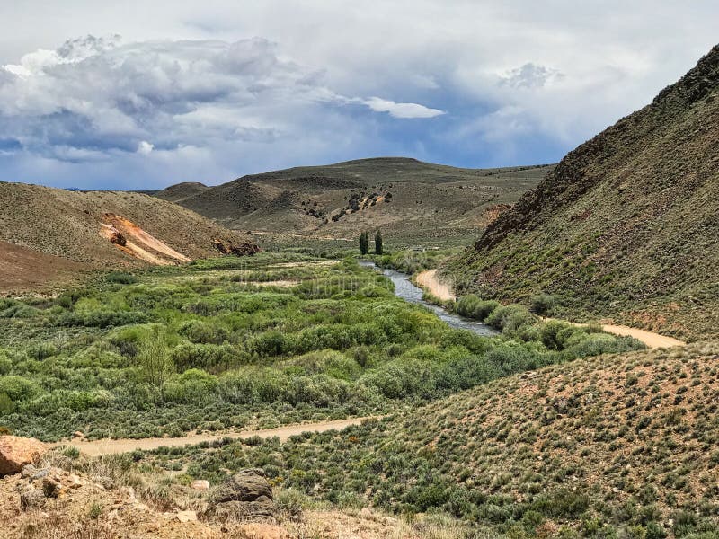 Unpaved Road in Nevada, USA Stock Photo - Image of empty, mountain ...