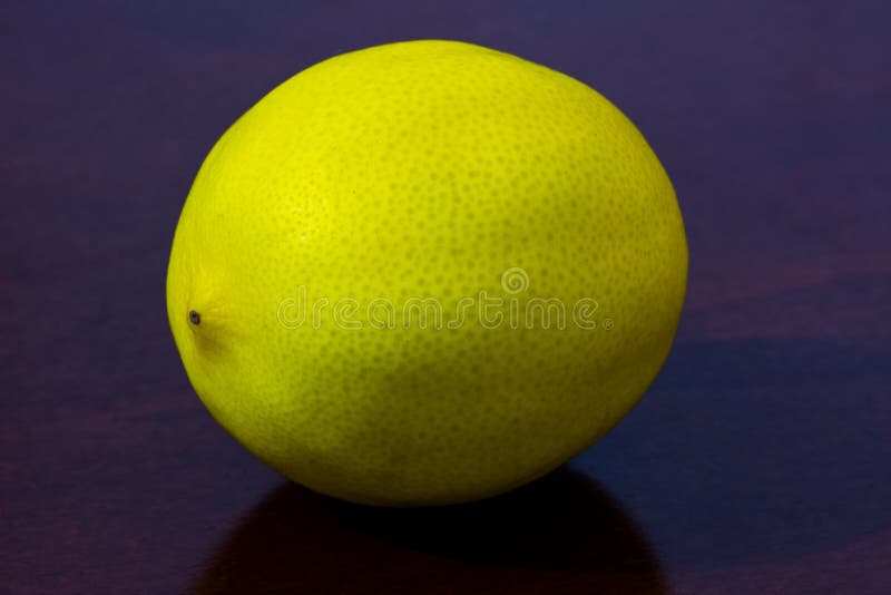 Unpeeled Lemon on the Kitchen Table Stock Photo - Image of remedy ...