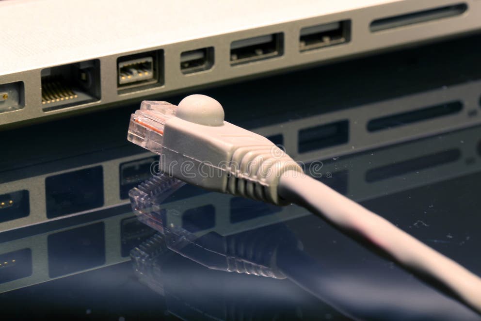 Unplug LAN Wire stock photo. Image of cable, cord, macro - 23004062