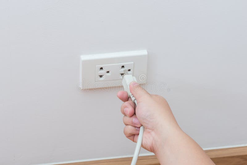 Unplug or Plugged in Concept Stock Photo - Image of socket, unplugging ...
