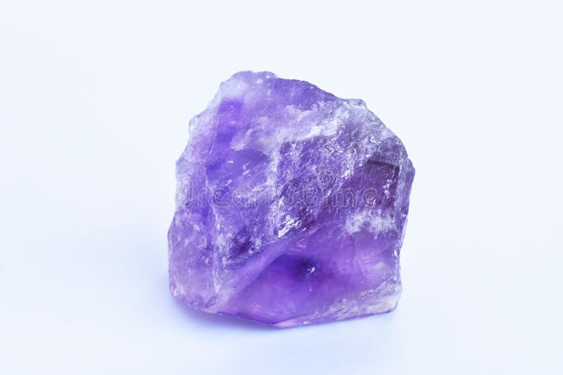 Amethyst Crystal Gem Stone Close-up Stock Photo - Image of mineral ...