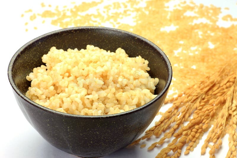 Unpolished rice stock photo. Image of risotto, japan - 27708976