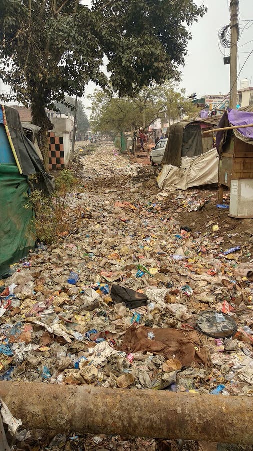 Plastic Waste Bocking Drainage System Editorial Photo - Image of ...