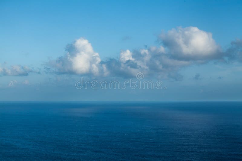 Unpredictable Sea of Clouds of Different Shapes in the Sky Stock Image ...