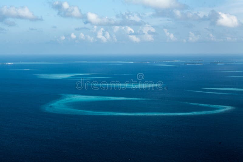 Unpredictable Sea of Clouds of Different Shapes in the Sky Stock Image ...