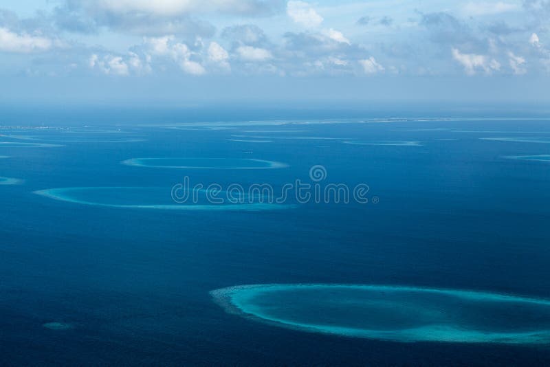 Unpredictable Sea of Clouds of Different Shapes in the Sky Stock Photo ...