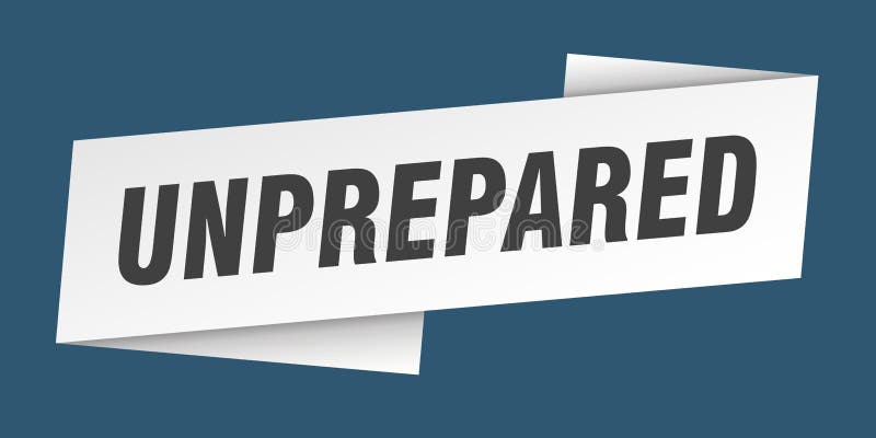Unprepared Banner Template. Unprepared Ribbon Label Stock Vector ...