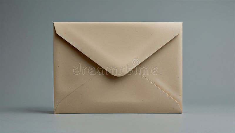 Unprinted Envelope-style Packaging Sleeve with Flap Open, Blank Matte ...