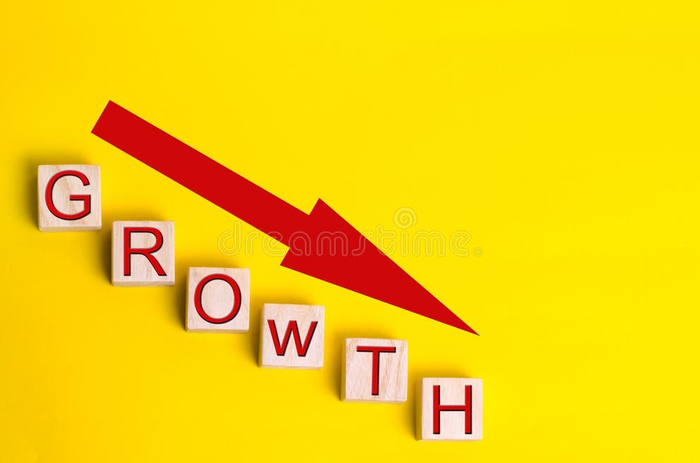 Unprofitable Business. Decrease in Growth, of Sales and Profit ...