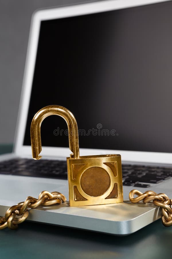 Unlocked chain stock image. Image of lock, unlocked, released - 6230495