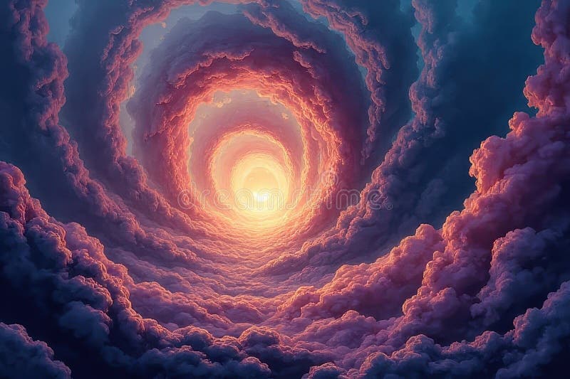 Unraveling the Illusion within Stock Illustration - Illustration of ...