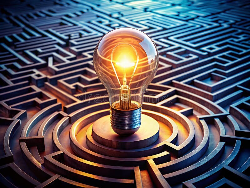 Unraveling the Light Bulb Maze a Visual Exploration of Creative Problem ...