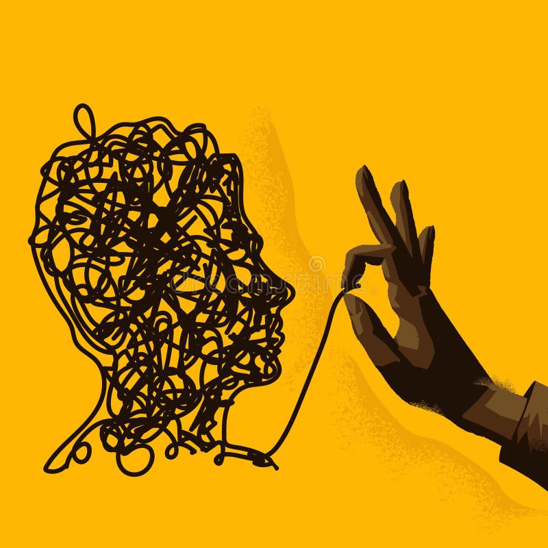Unravelling the Human Mind - Mental Health Concept Stock Vector ... Unravelling the Human Mind - Mental Health Concept Stock Vector ...