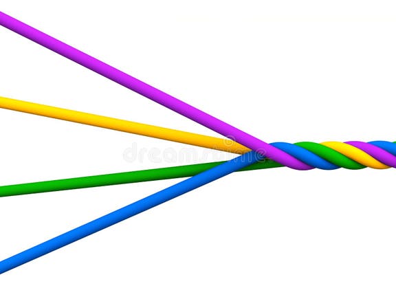 Unravelling or Revealing the Truth Stock Illustration - Illustration of ...